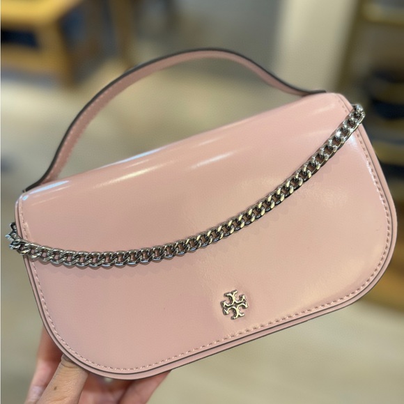 Tory Burch | Bags | Tory Burch Pink Crossbody Bag | Poshmark